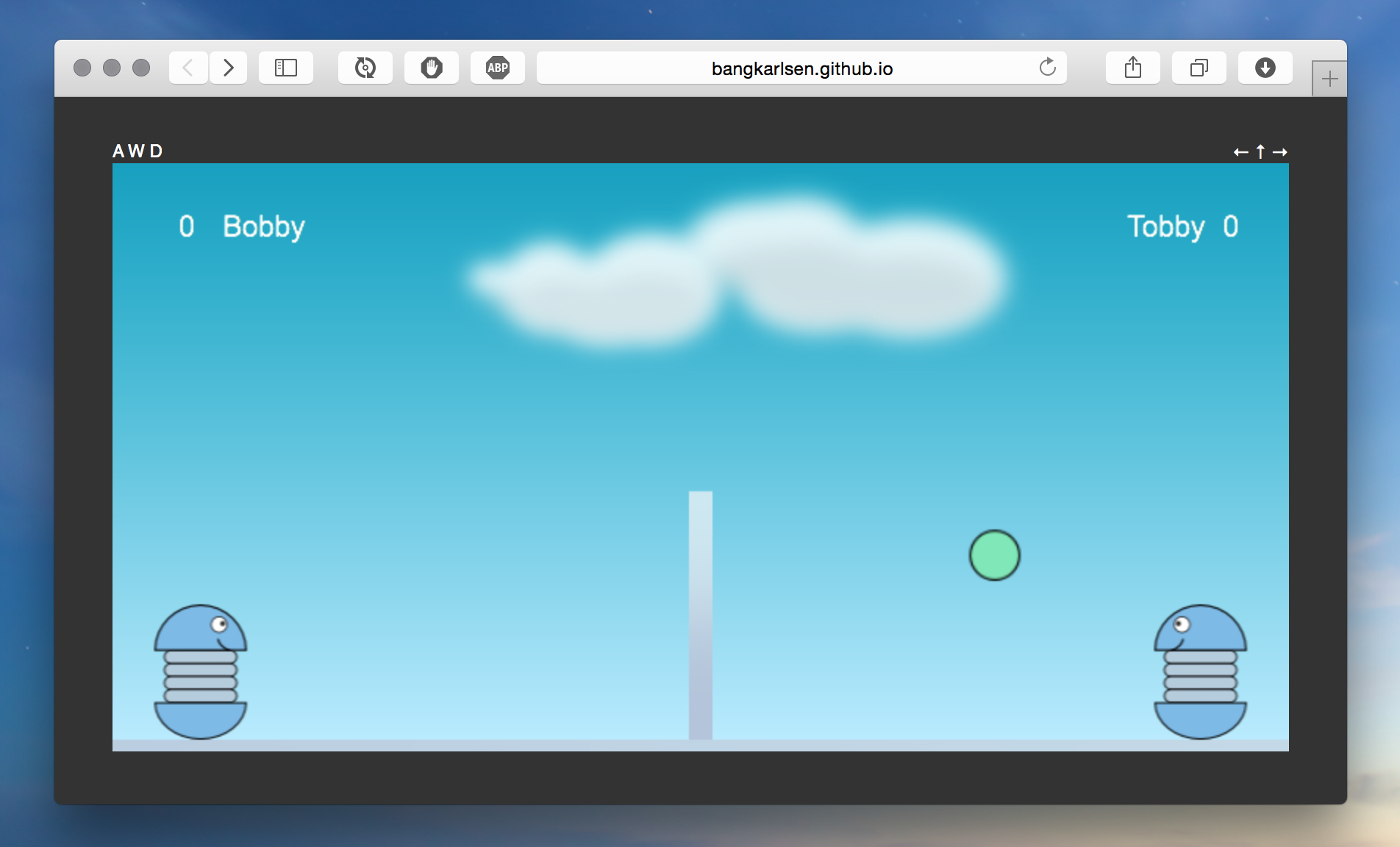Github Bangkarlsen Hoppy Volley Physics Based Html5 Javascript Game Experiment